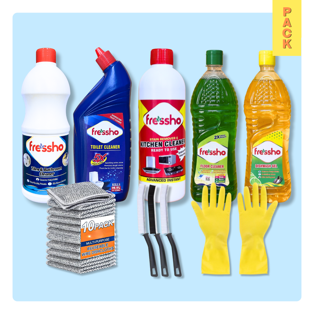 All-in-One Family Pack – Complete Home Cleaning Combo – Fressho